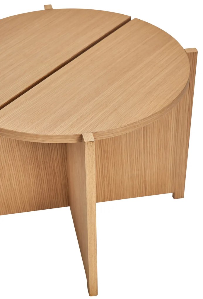 Hübsch Odkládací stolek DASH světlý ø55 cm 881603