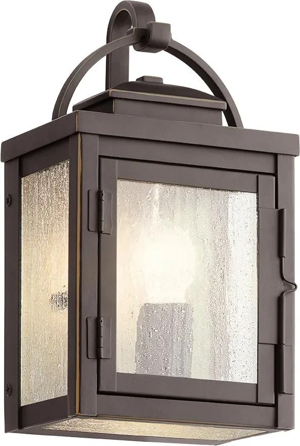 Venkovní lucerna Elstead CARLSON S IP44 1xE27 hnědá barva 28 cm
