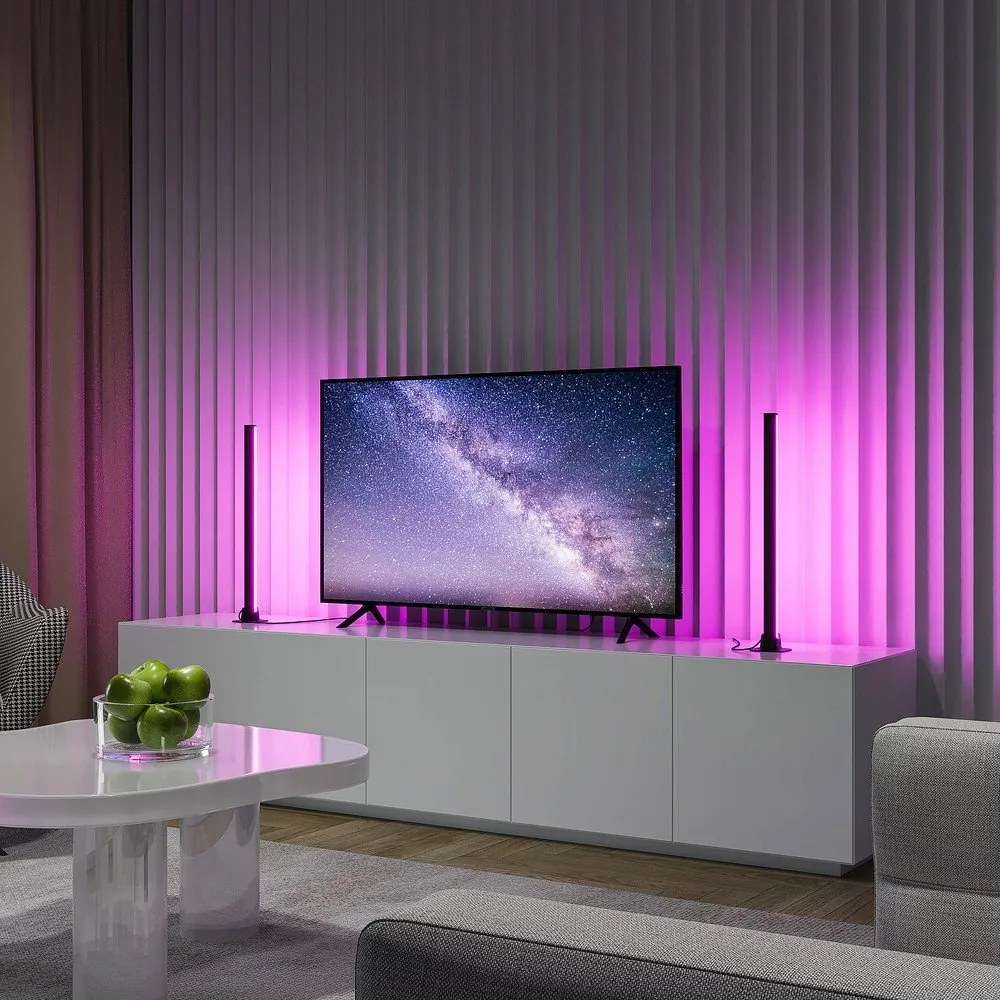Černá kovová LED stolní lampa (výška 55 cm) Boy – Reality