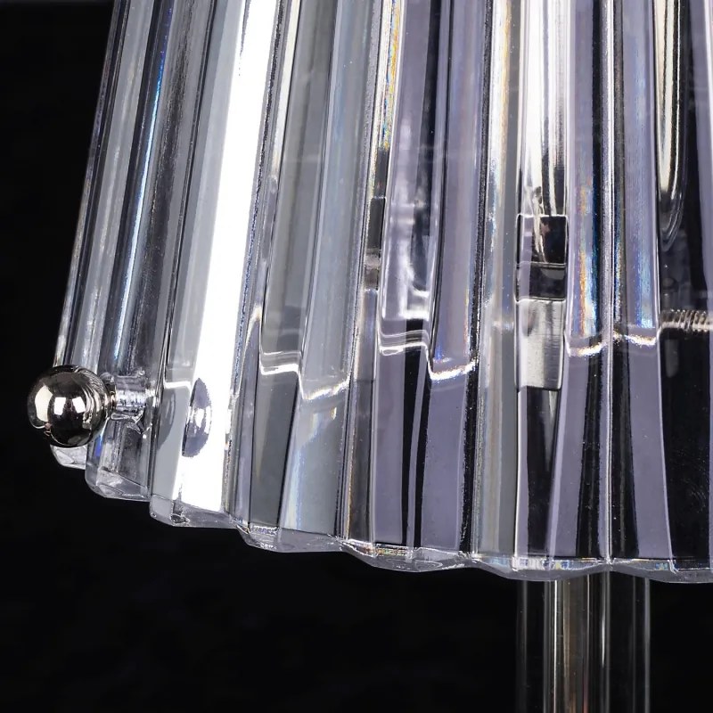 Moderní stolní lampa HOOPS CRYSTAL 02-TL-NI-HCC - ARTGLASS