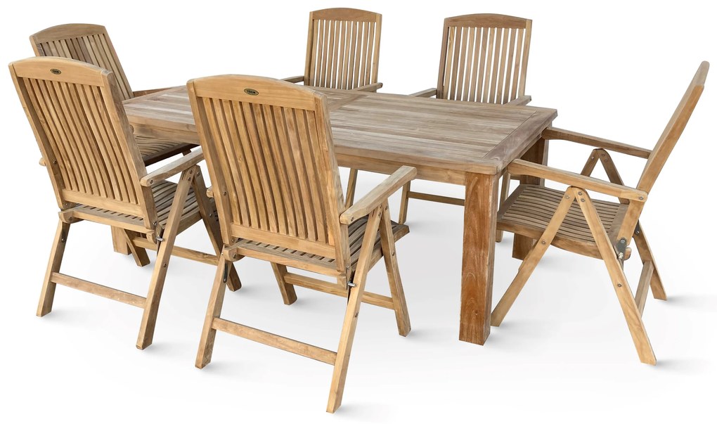 Nábytek Texim Zahradní nábytek America teak set 1+6