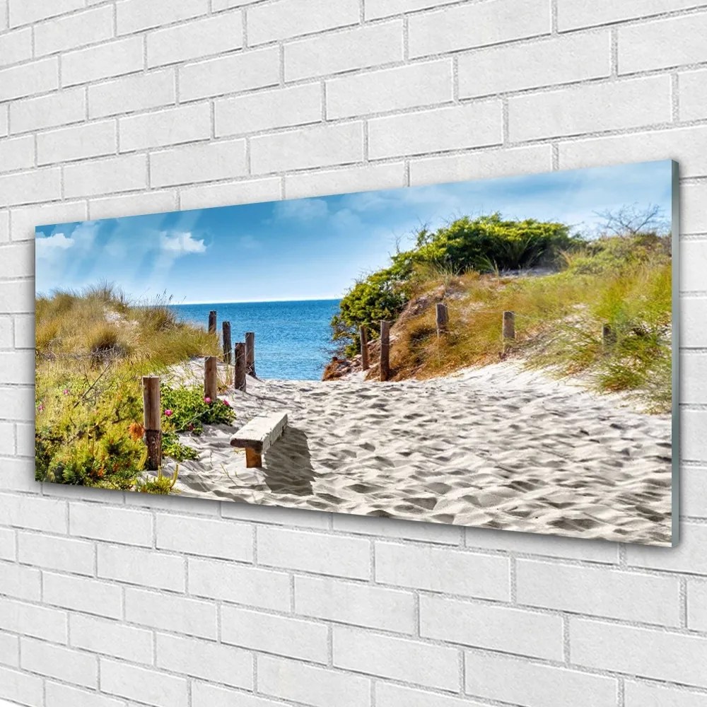 akrylový obraz Stezka Krajina 125x50 cm