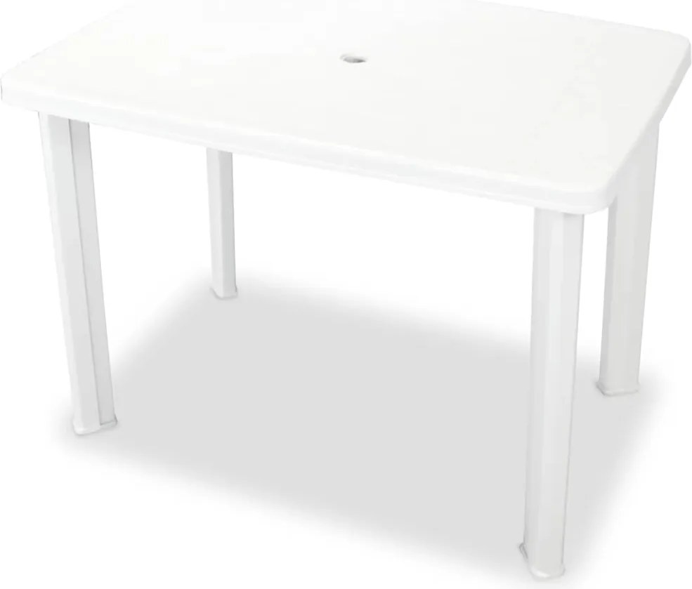 3dílný bistro set plastový bílý 275073
