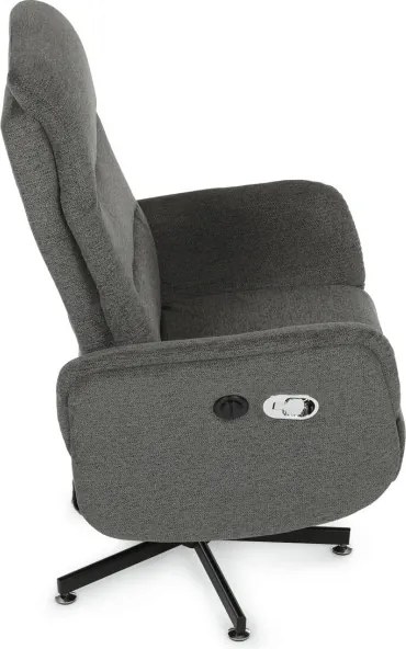 Polohovací křeslo béžové, elektrické TV-C5479 GREY2