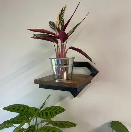 Závěsná nástěnná police Ruhhy 24253 ve stylu loft