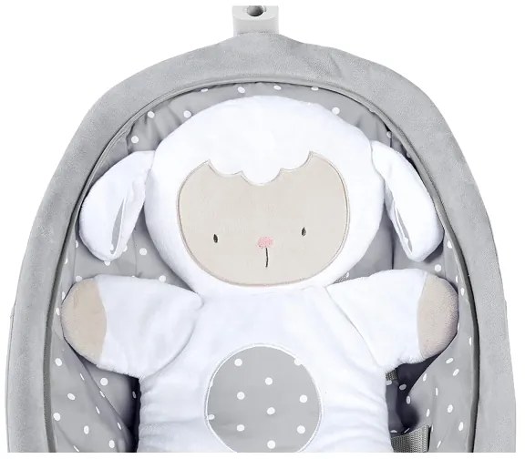 Ingenuity - Dětské houpátko s melodií CUDDLE LAMB 3xLR14