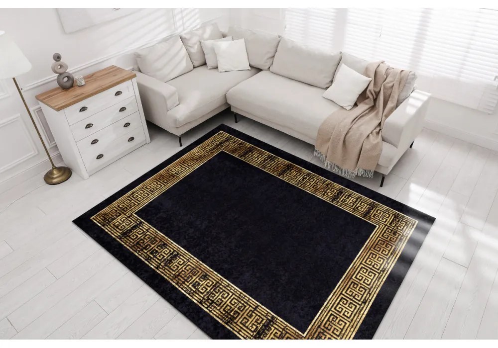 Kusový koberec Aelta černozlatý 120x170cm