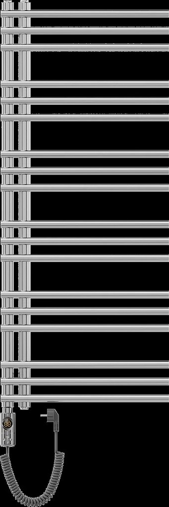 Mexen Neptun, elektrické topné těleso 1200 x 500 mm, 600 W, chromová, W101-1200-500-2600-01