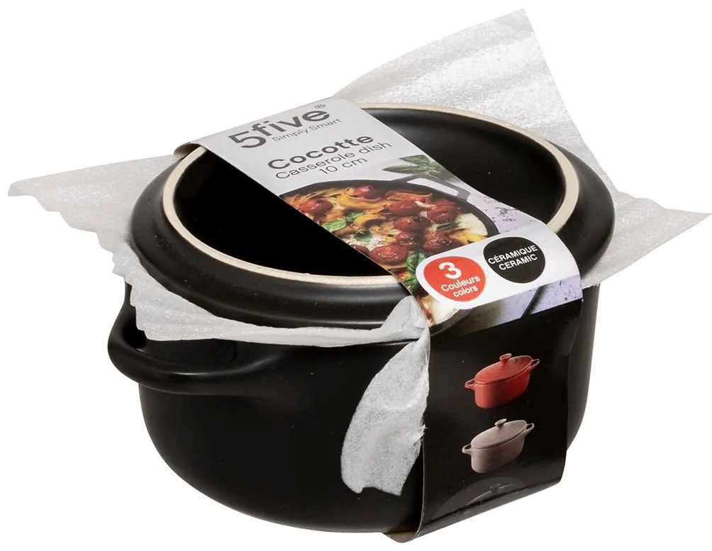 Keramický hrnec Mini Black, (fi) 13 cm