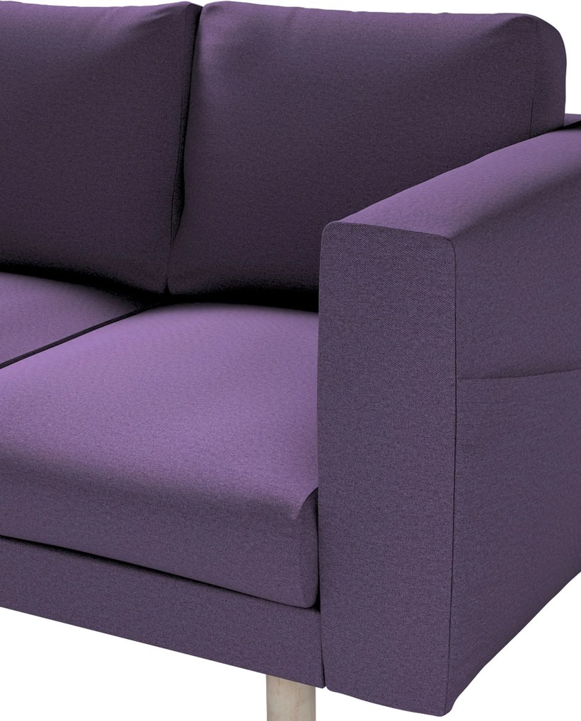 Potah na pohovku IKEA Norsborg 3-místná barva fialová látka pletený vzor