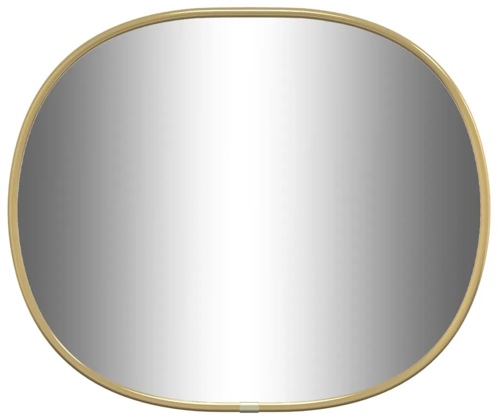 Nástěnné zrcadlo zlaté 30 x 25 cm - Default Title