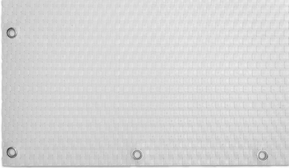 BALKONOVÁ ZÁSTĚNA - UMĚLÝ RATAN - rozměr a barva na přání 140 cm RD07 - bílá
