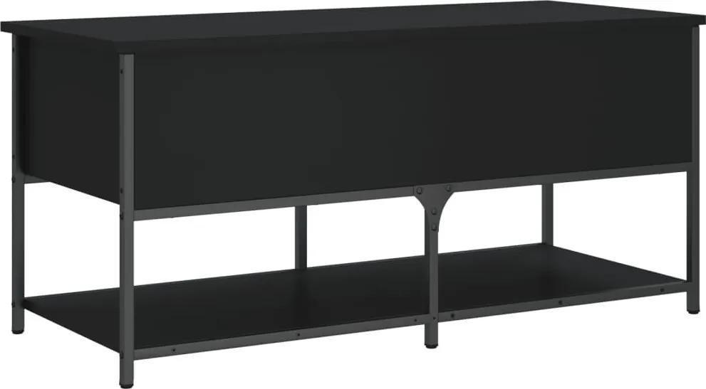 vidaXL Úložná lavice 100 x 42,5 x 47 cm kompozitní dřevo [839023] Barva: hnědý dub