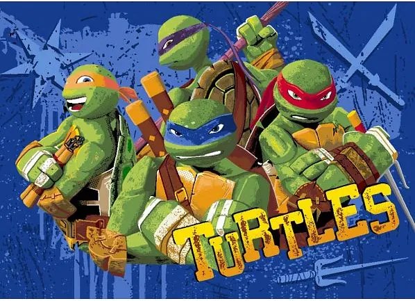 Dětský koberec Turtles Želvy Ninjas 03 Tough Turtles