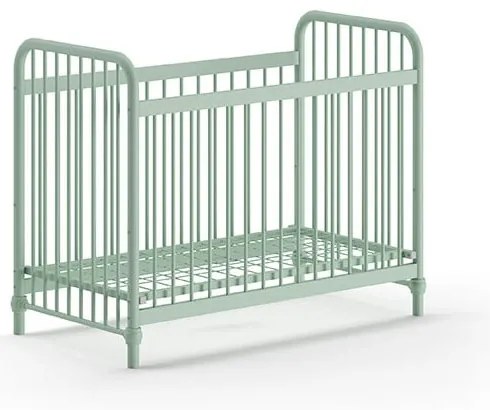 Zelená kovová postýlka 60x120 cm BRONXX – Vipack