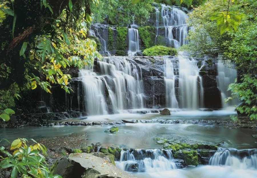 Komar Fototapeta Pura Kaunui Falls - vodopády, 368x254cm, 8D 8-256