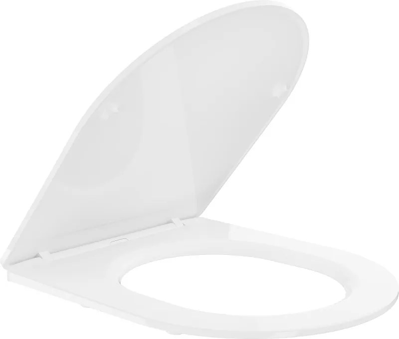 Mexen Mexen, slim WC sedátko s pomalým zavíráním, duroplast, bílá lesklá, 39224000