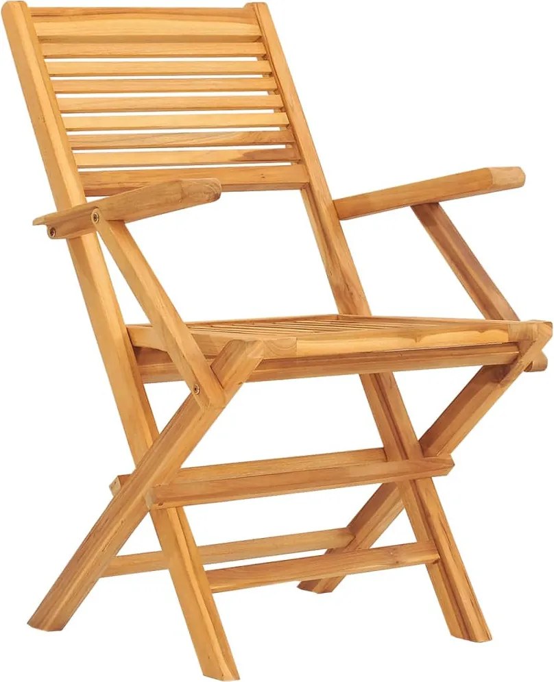 5dílný zahradní jídelní set masivní teakové dřevo 3155013