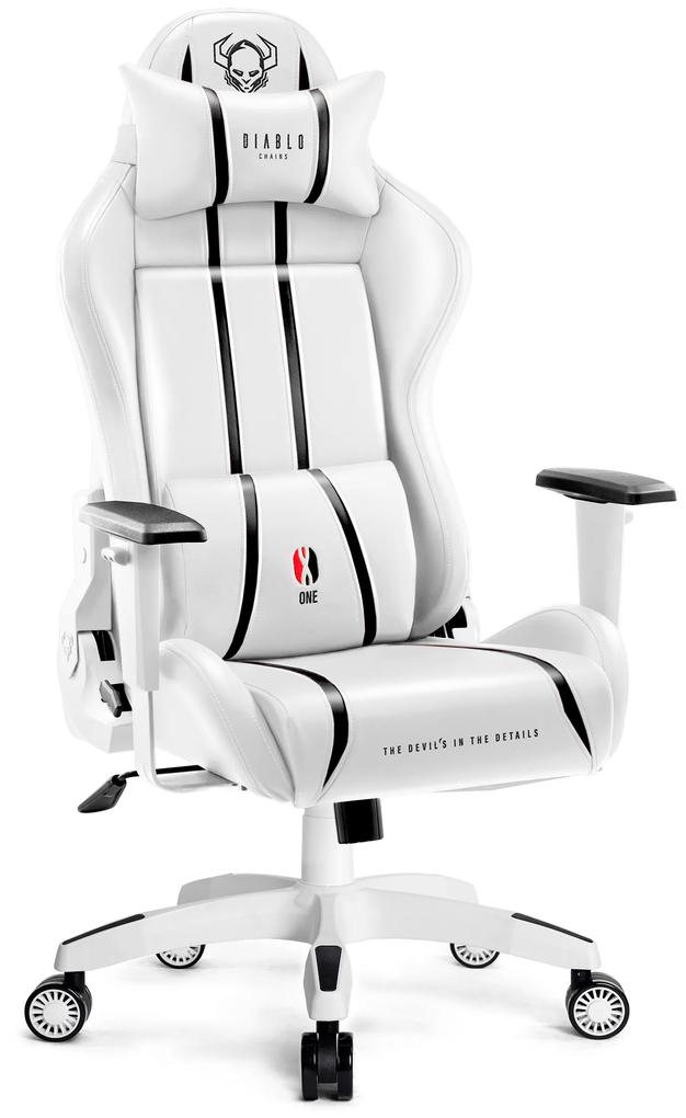 Herní židle Diablo X-One 2.0 Normal Size: bílo-černá Diablochairs