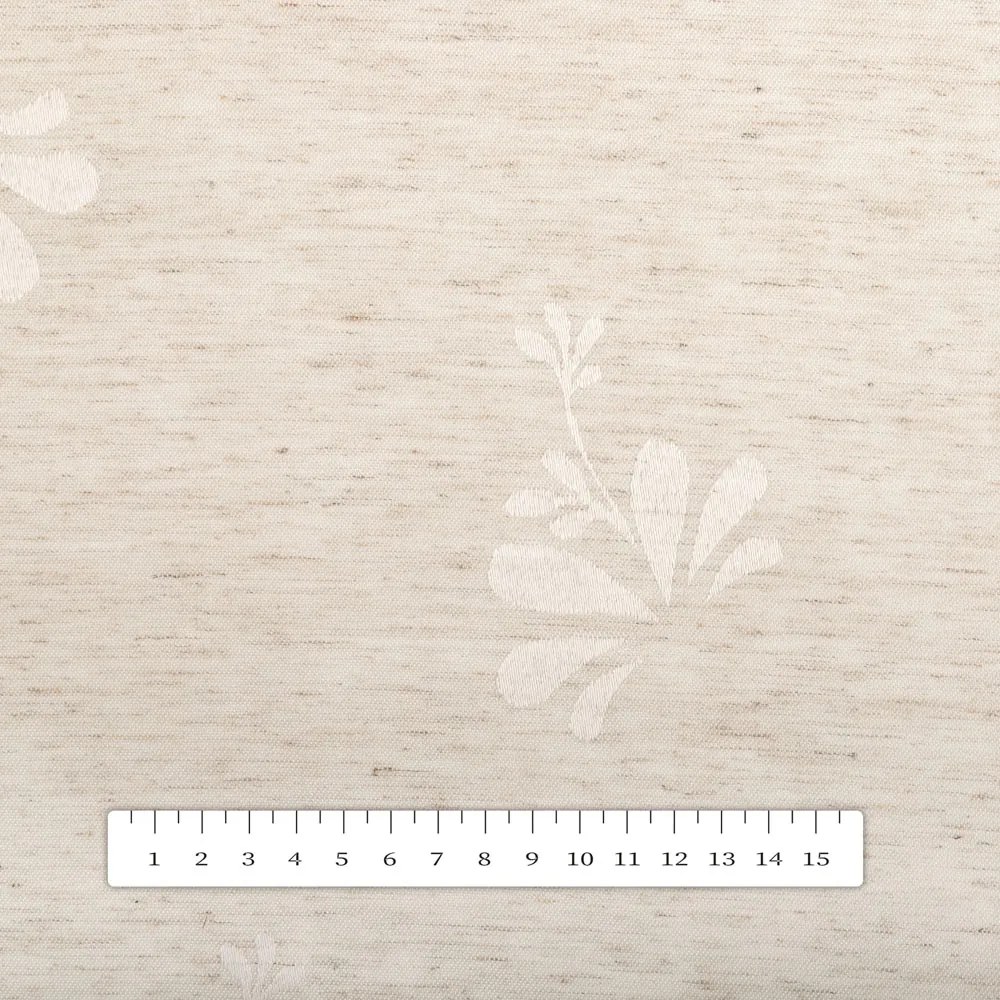 Biante Teflonový obdélníkový ubrus TF-076 Květinový ornament na režném 80x120 cm