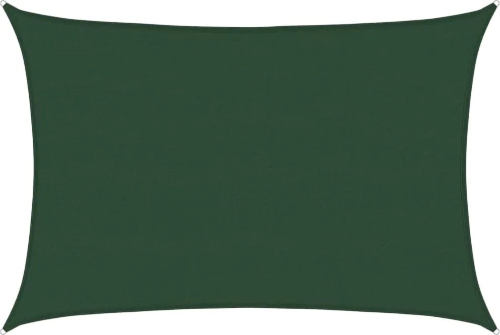 Plachta proti slunci 160 g/m² tmavě zelená 5 x 6 m HDPE 311466