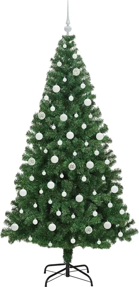 Umělý vánoční stromeček Zelená 210 cm PVC, ocel a plast 3396925