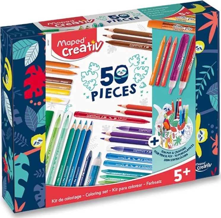 Kreativní sada maped creativ 50dílný výtvarný kufřík