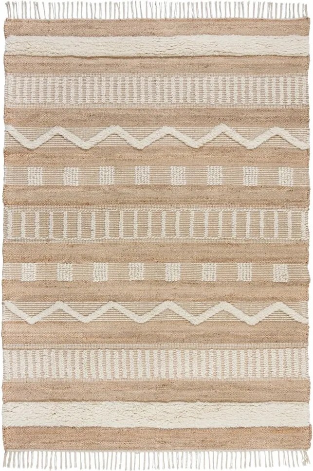 120x170 Kusový koberec Jubilant Medina Jute Natural/Ivory