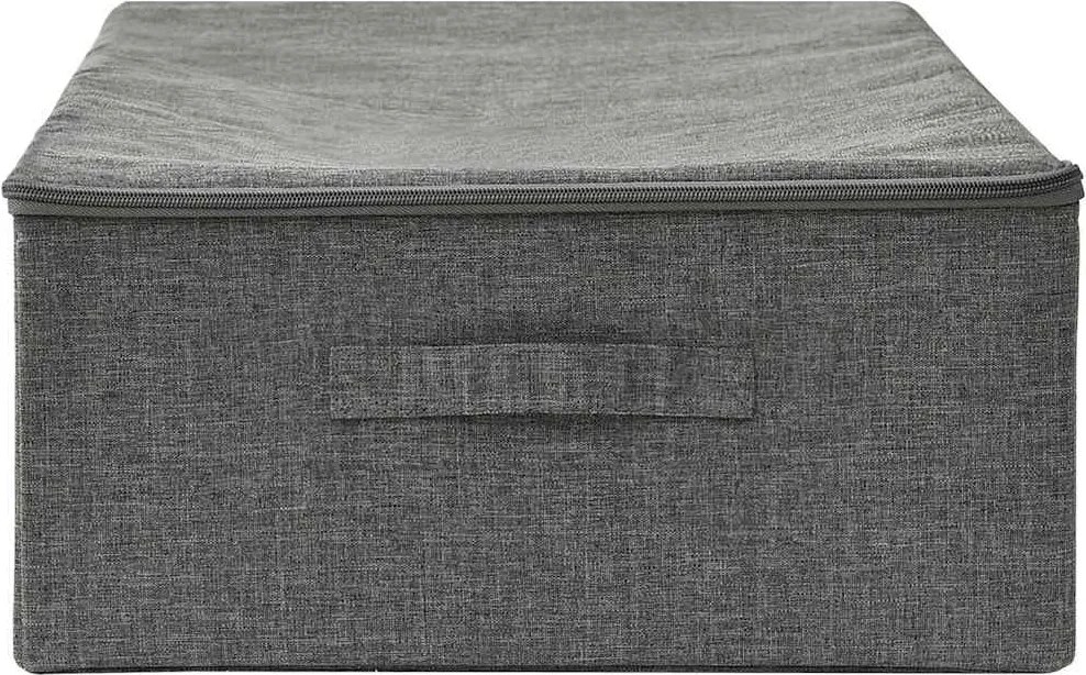 Úložný box textil 70 x 40 x 18 cm antracitový 332903