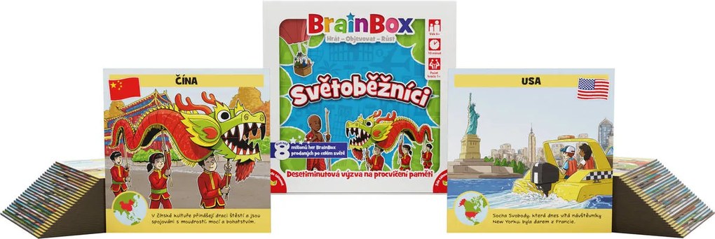 ASMODEE BRAINBOX HRA Světoběžníci *SPOLEČENSKÉ HRY* asbrbn12cz