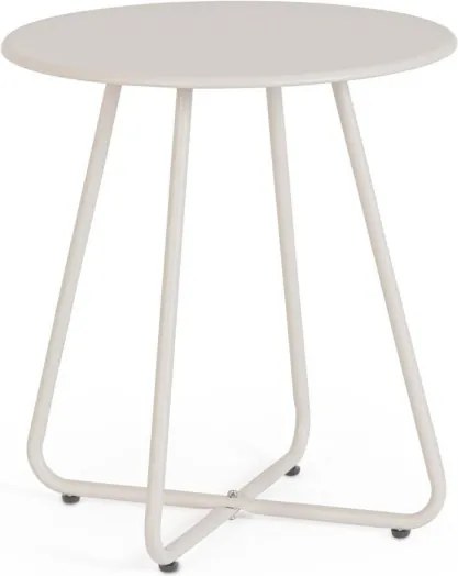 BIZZOTTO Kulatý konferenční stolek JABLE krémový ø45 cm 0665059