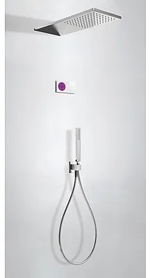 TRES - Termostatický podomítkový elektronický sprchový set SHOWER TECHNOLOGY Včetně elektronického ovládání (bílá barva). Z 09286551
