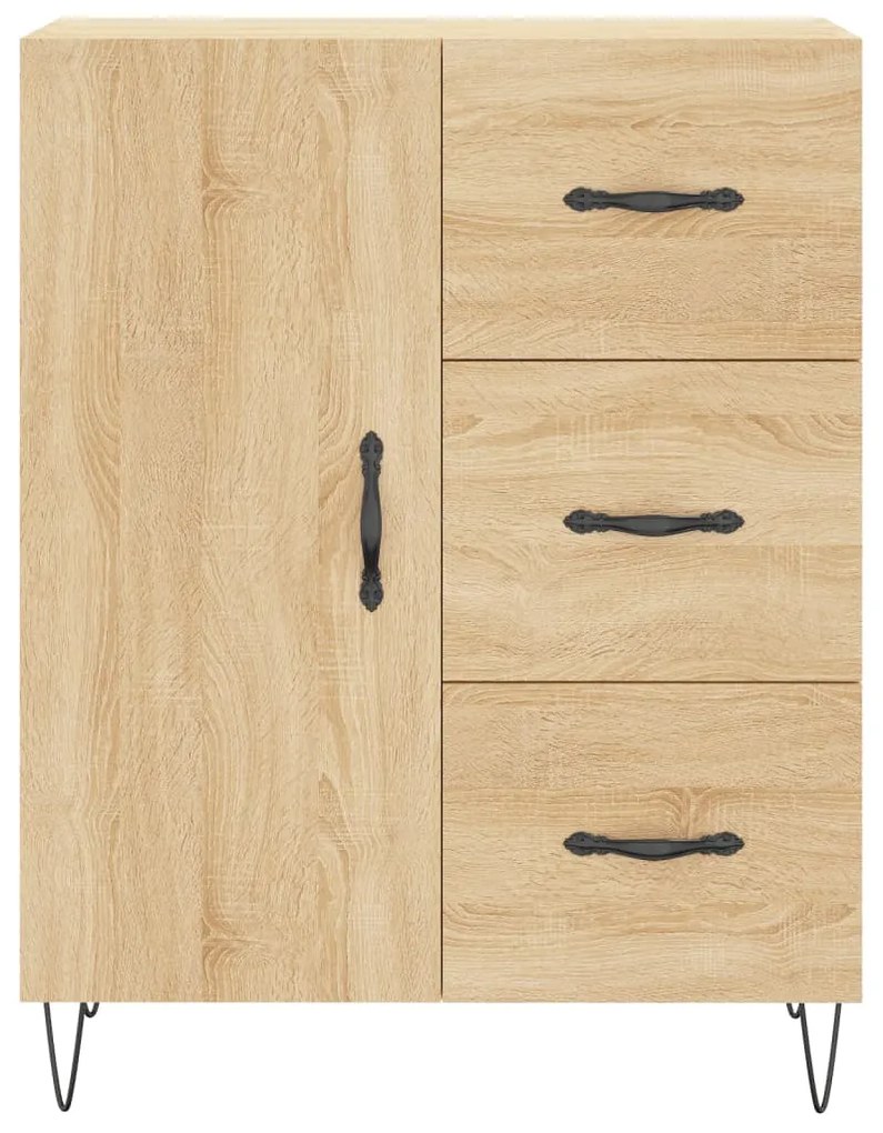 Skříň highboard dub sonoma 69,5 x 34 x 180 cm kompozitní dřevo,  3189440