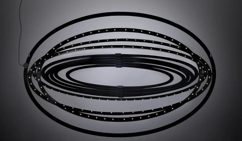 Copernico sospensione, designové závěsné LED svítidlo,Artemide Barva: Černá