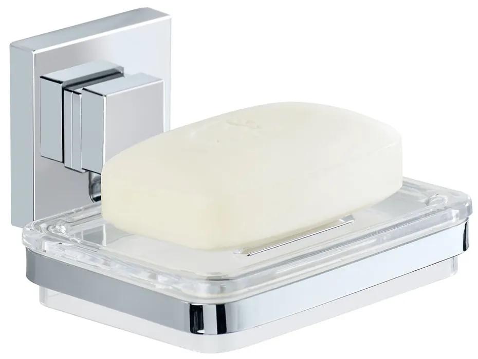 Samodržící miska na mýdlo Wenko Vacuum-Loc, 12 x 12 cm
