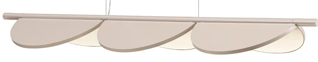 Flos Almendra S3, závěsné svítidlo, tělová, 45W 2700K stmívatelné, 128cm
