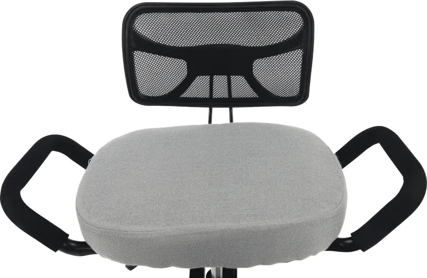 Ergonomická kľakačka, šedohnědá taupe / černá, RUFUS
