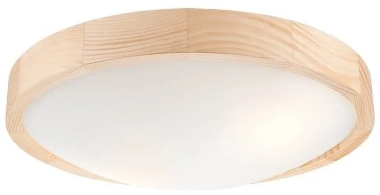 Stropní moderní osvětlení NATURE SLIM, 2xE27, 60W, 37cm, kulaté, světle hnědé Ruel NATURE SLIM LD.PD-8.2