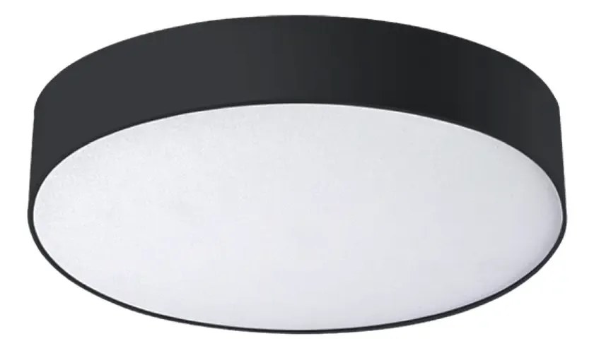 LED stropní svítidlo Monza R 40 CCT černé s dálkovým ovladačem