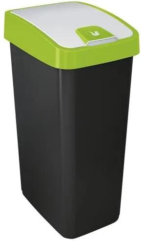 Odpadkový koš Keeeper Magne s dvojitým výklopem 45 l - zelený