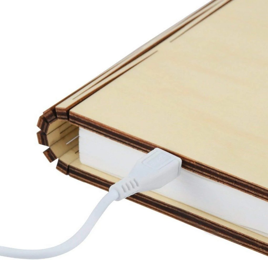 Rozkládací světlo "Smart Book" mini, javor - Gingko