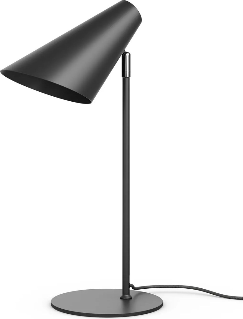Tchibo - Kovová stolní lampa »Cale« - barva: černá
