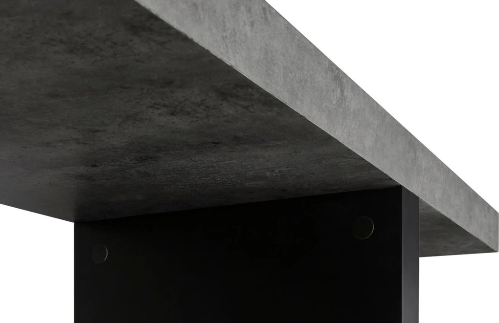 Porto Deco Designová knihovna Grau, beton