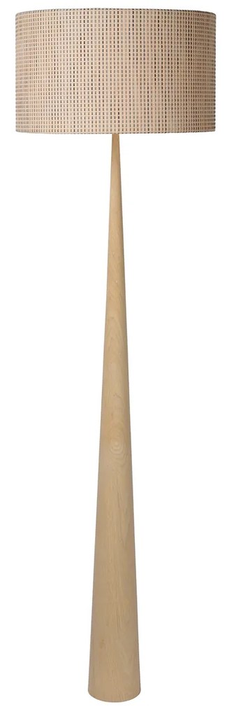 Lucide 30794/81/72 stojací lampa Conos, přírodní, E27, 177cm