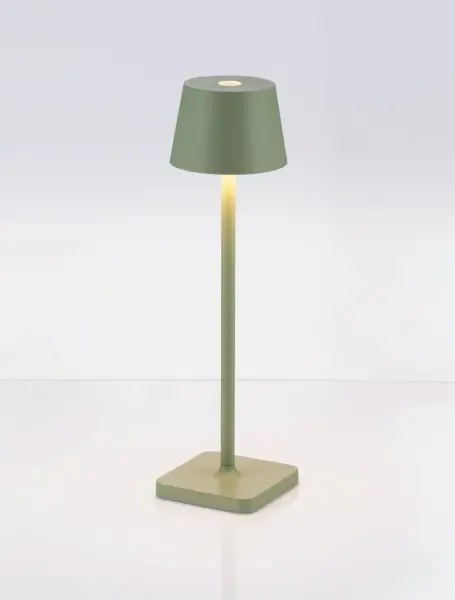 Venkovní stolní lampa Deck zelená