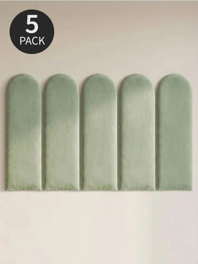 Sinsay - Čalouněné stěnové panely 5 pack - zelená