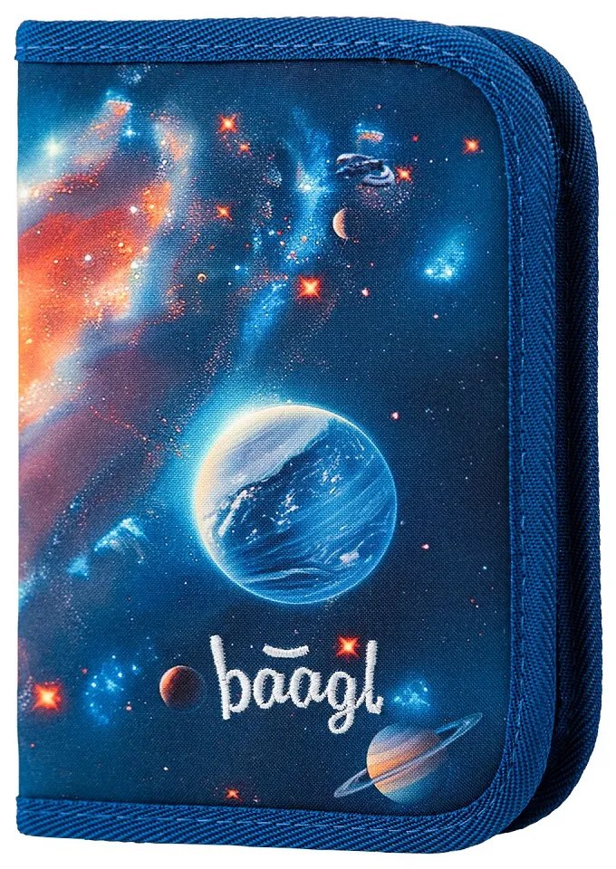 BAAGL - jednopatrový školní penál Vesmír, 2 chlopně