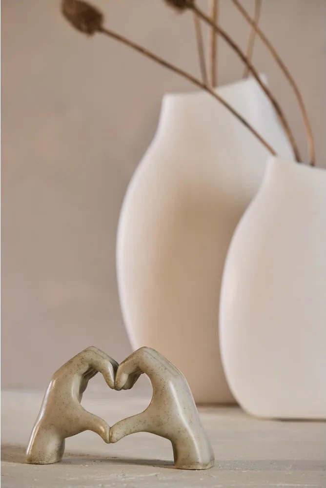 Soška z polyresinu (výška 15 cm) Hands – Light & Living