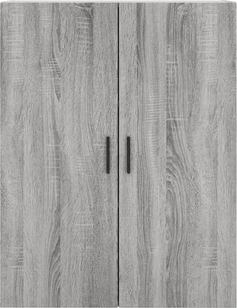 Skříň highboard šedá sonoma 69,5 x 34 x 180 cm kompozitní dřevo 3196033