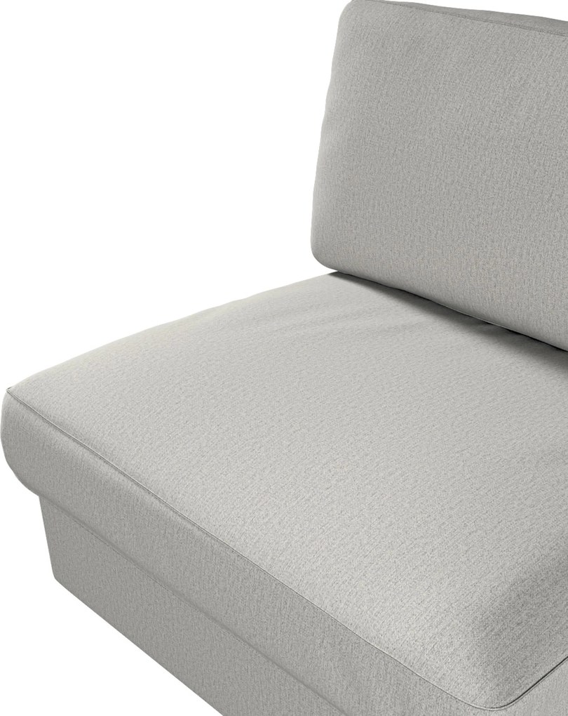 Potah na neskládací křeslo IKEA Kivik barva šedá látka pletený vzor